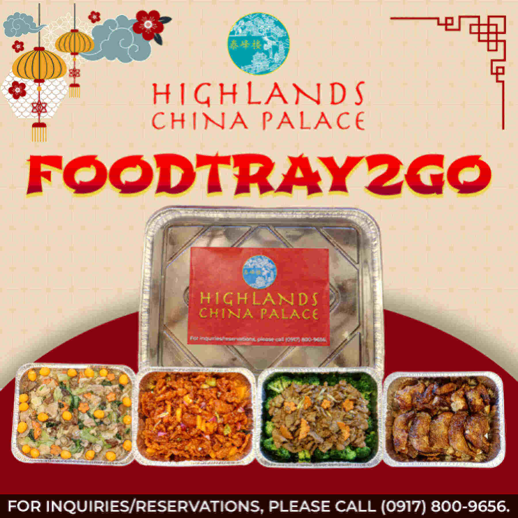 Highlands China Palace FoodTray2Go - Tagaytay Highlands